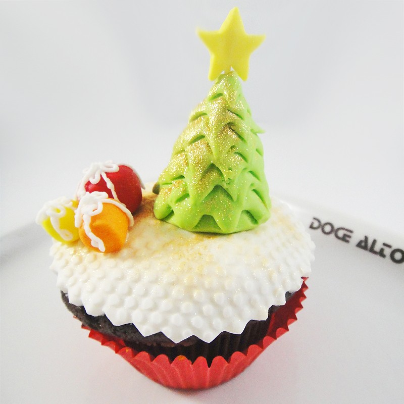 Cupcake Natal - Árvore de Natal(Un)