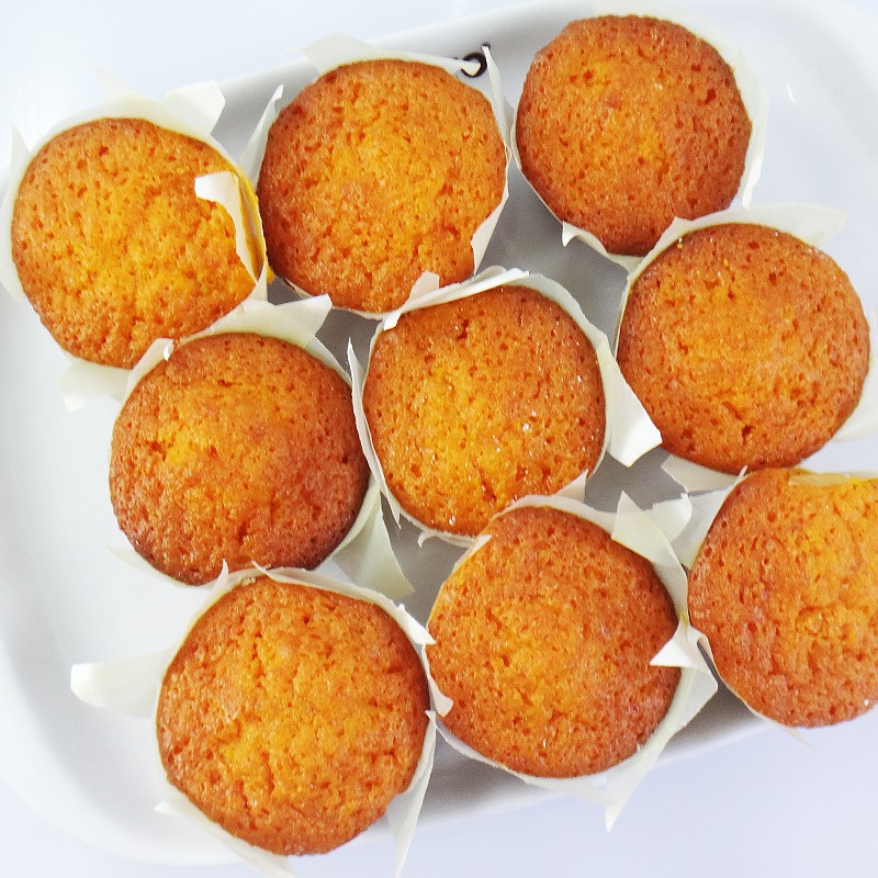 Queques de Cenoura Minis